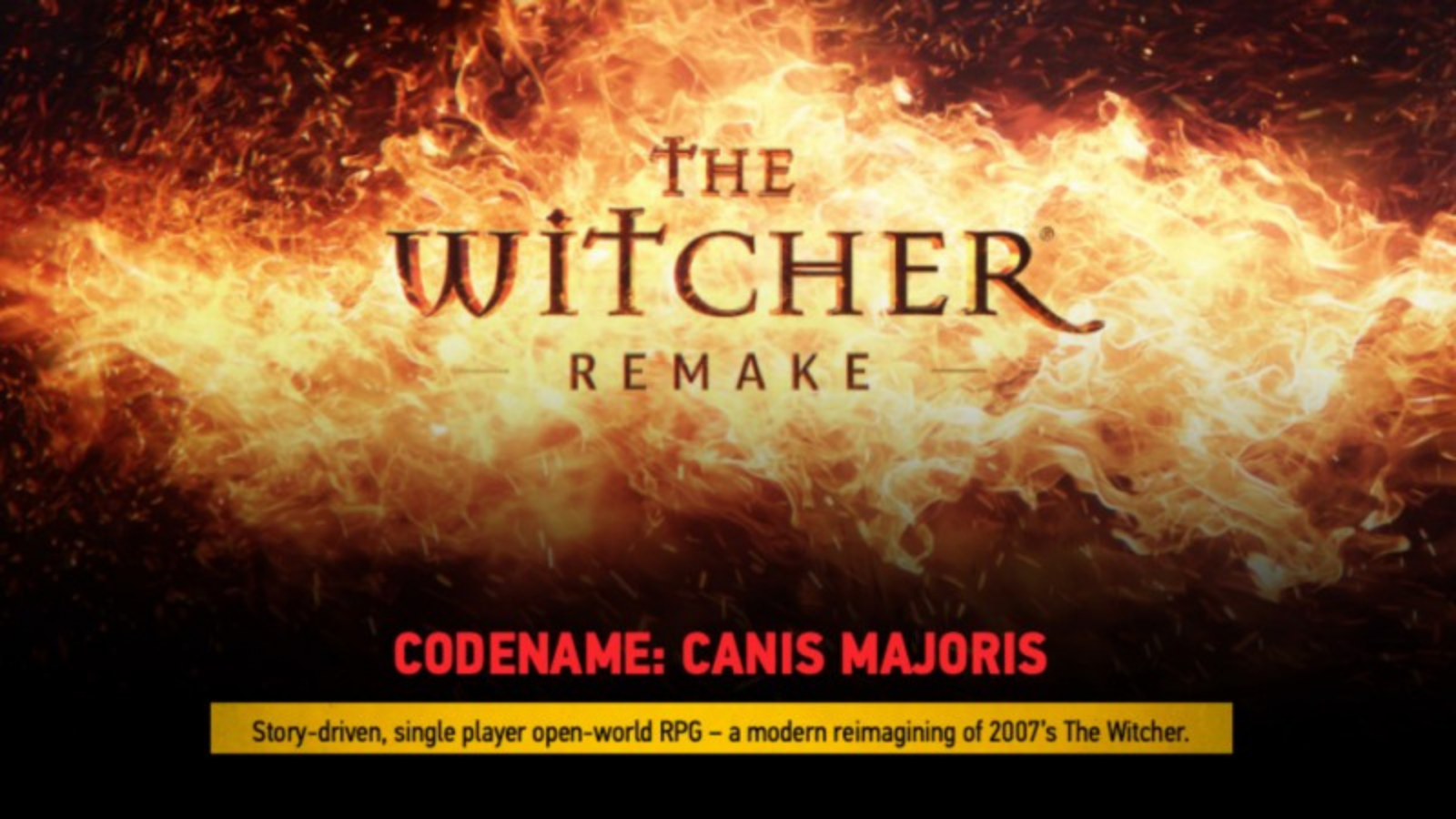 CD Projekt Red - The Witcher Remake sarà open-world - POPSPACE.IT